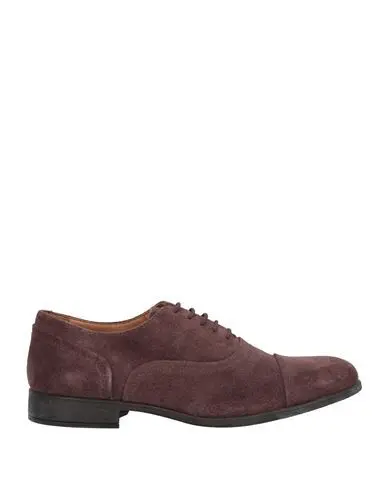 Geox Lace-up Shoes In Leather - Brown