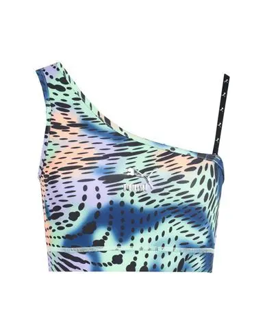 PUMA Dare To Feelin Xtra Aop Crop Top Top Size Polyester, Elastane