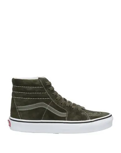 VANS Leather High-top Sneakers - Green