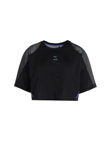 PUMA X KOCHÉ Logo-print Cropped T-shirt