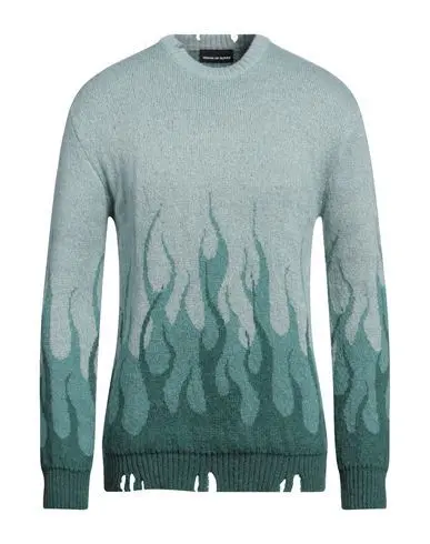 VISION OF SUPER Crewneck Sweater - Sage Green