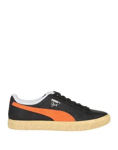 PUMA Clyde Vintage Leather Sneakers - Black