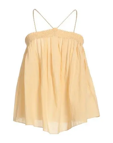 Alpha Studio Peplum Top - Beige