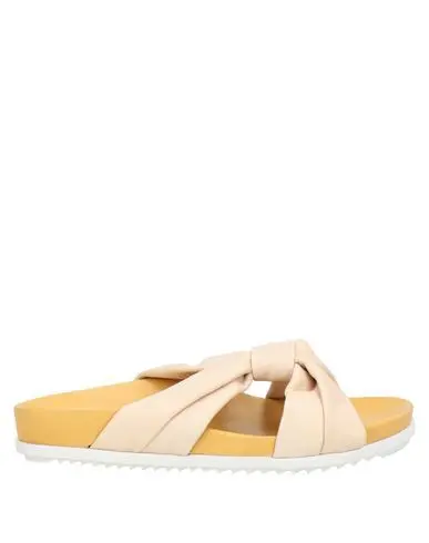 CARLO PAZOLINI Leather Sandals - Beige