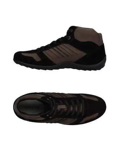 Geox Leather High-top Sneakers