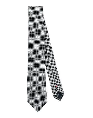 FIORIO Polka-dot Silk Neck Tie - Grey