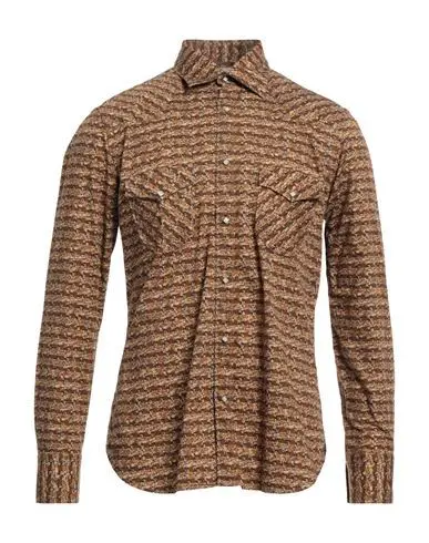 TINTORIA MATTEI 954 Shirt Size Cotton - Brown