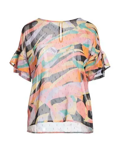 NANÀ ITALIAN HEART Chiffon Lamé Top