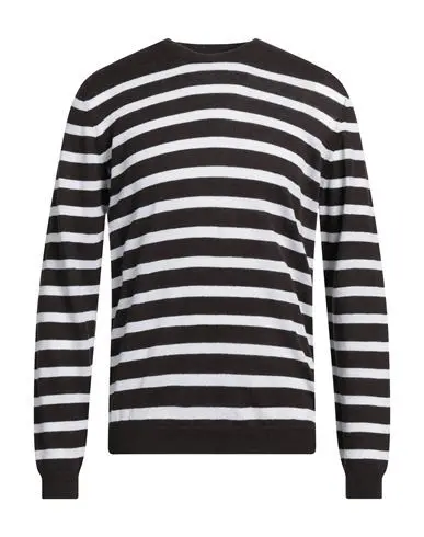 Alpha Studio Striped Sweater - Brown