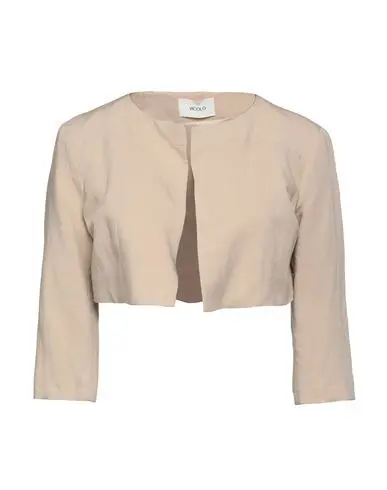 VICOLO Single-breasted Blazer - Beige