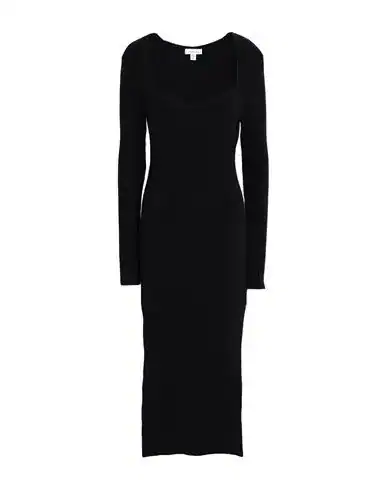 Topshop Ribbed Knit Midi Dress In Black - 74% Off | Editorialist