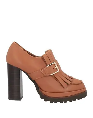 ELVIO ZANON Leather Loafers - Brown