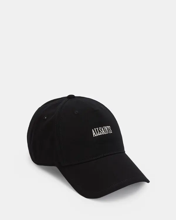 All Saints Axl Baseball Cap - Black/white | Editorialist