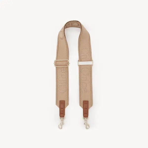 Chloé Canvas Adjustable Strap - Orange