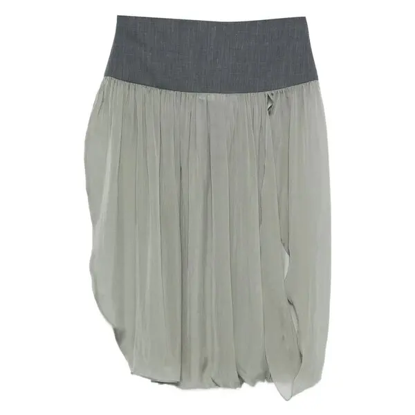 Paloma Wool High-waisted Pleated Skirt - Grey