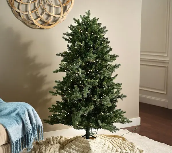 HOME REFLECTIONS 5' Green Starry Light Led Spruce Tree - One-color ...