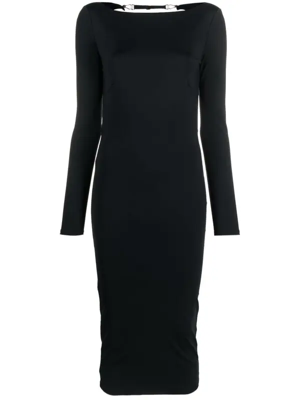 MAISON CLOSE 019 Open-back Midi Dress