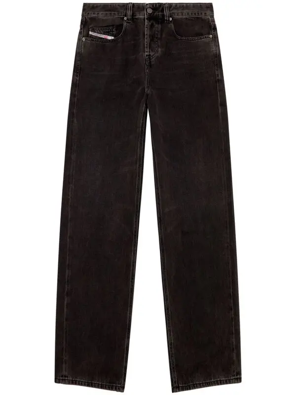 Diesel 2001 D-macro 09i35 Straight-leg Jeans - Black
