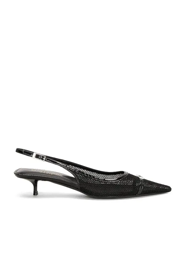 Saint Laurent Oxalis Slingback Buckle Pump