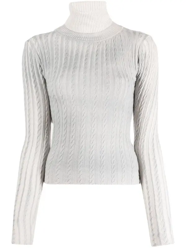 Paloma Wool Open-back Cable-knit Jumper