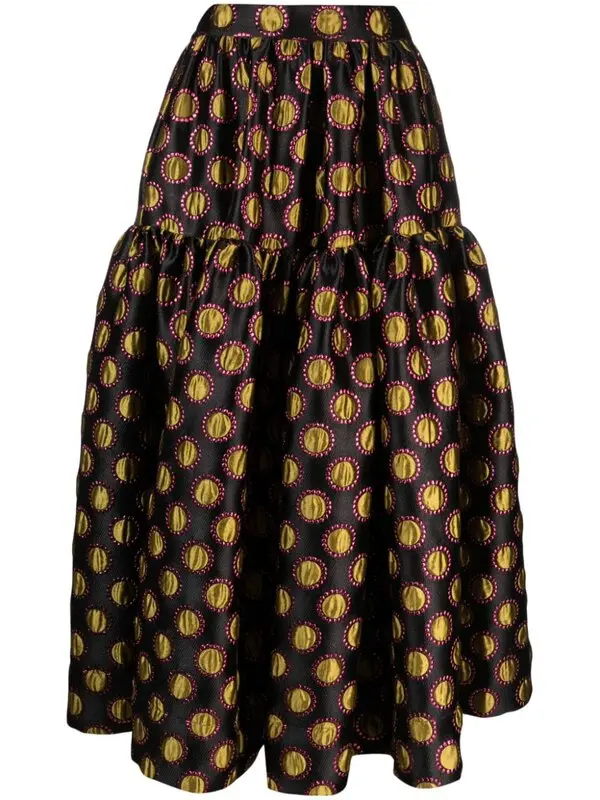 La DoubleJ Oscar Graphic-print Skirt
