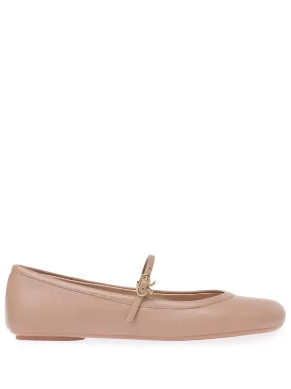 GIANVITO ROSSI Carla Ballerina Shoes - Neutrals