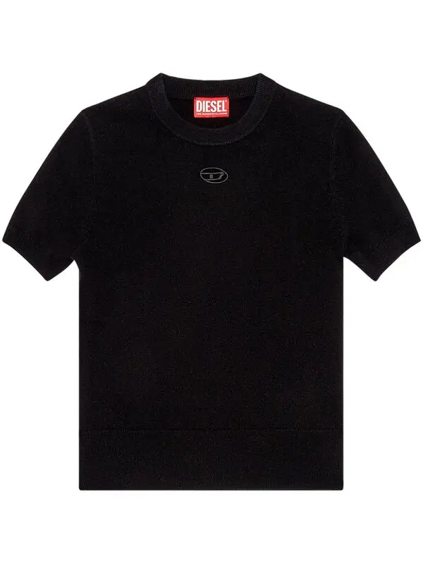 Diesel M-arga Logo-embroidered Top