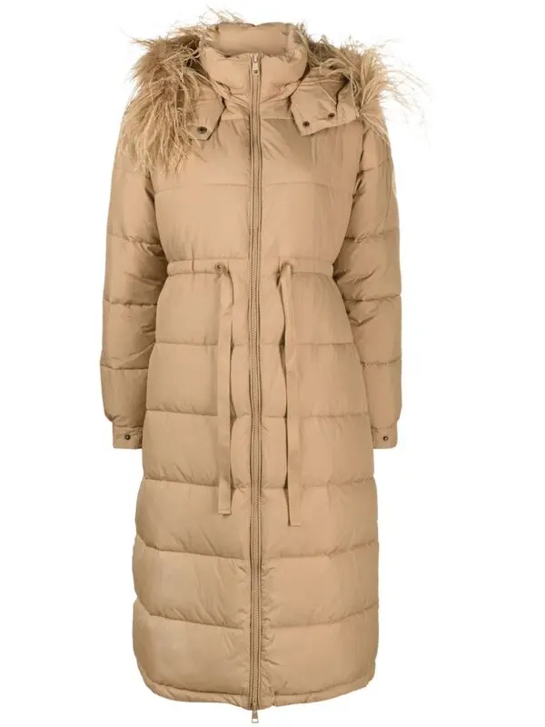 TWINSET Feather-trimmed Padded Parka