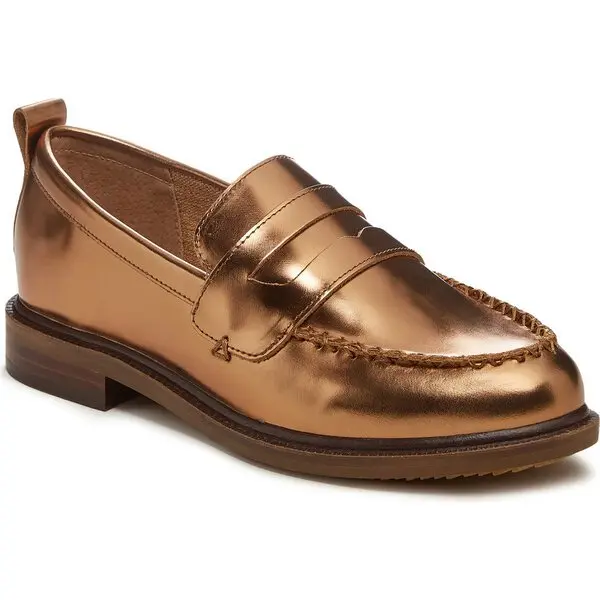 KELSI DAGGER BROOKLYN Lens Penny Loafer - Cognac