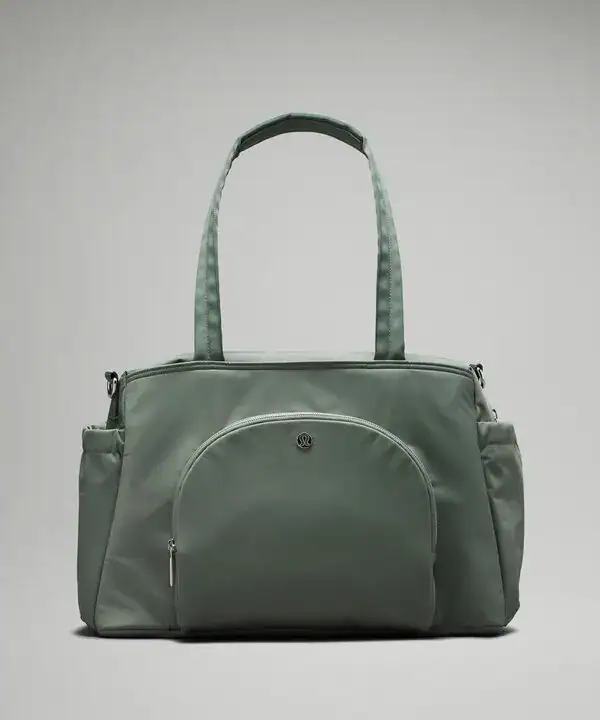 Lululemon Tote Bag Grey Eucalyptus/Trench Editorialist
