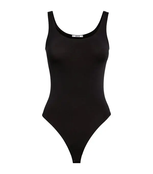 Wolford Cotton-blend Jamaika Bodysuit - Black