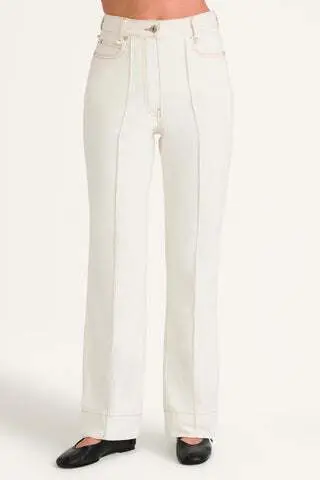 Merlette Beacon Jeans - Ecru