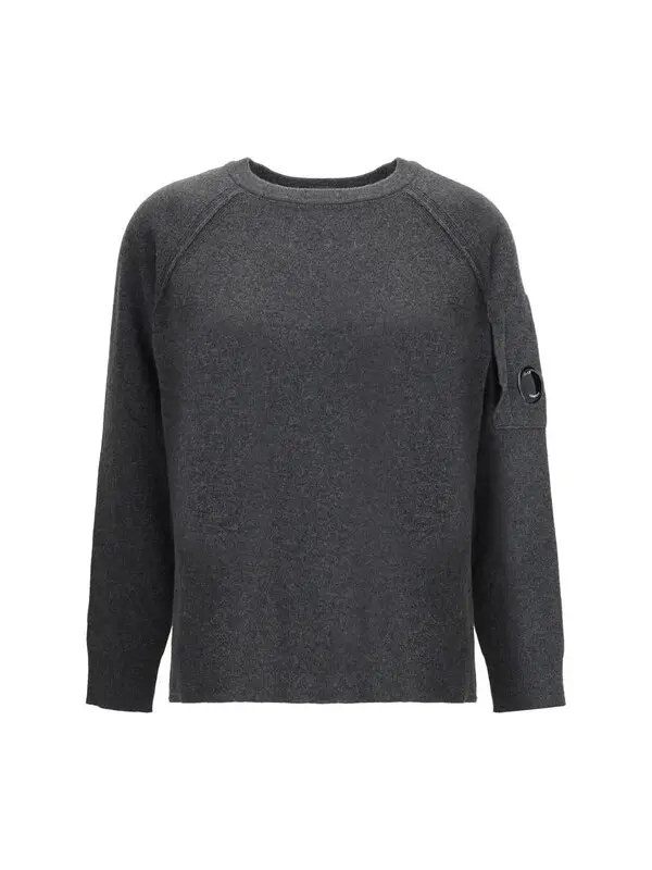 C.P. COMPANY Wool Blend Sweater - Grey
