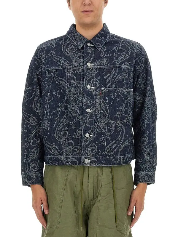 NEEDLES Darts Jean Jacket Papillon MR214