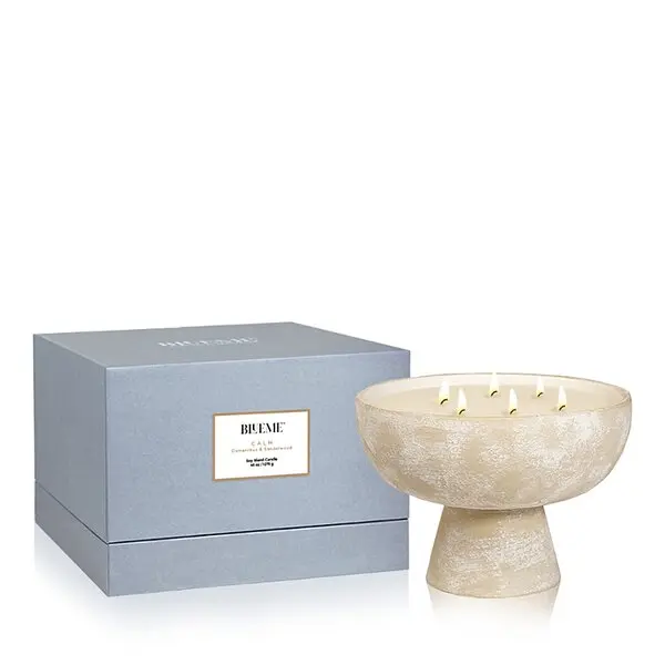 BLUEME Calm Osmanthus & Sandalwood Giant Ceramic Candle, 45 Oz - No Color