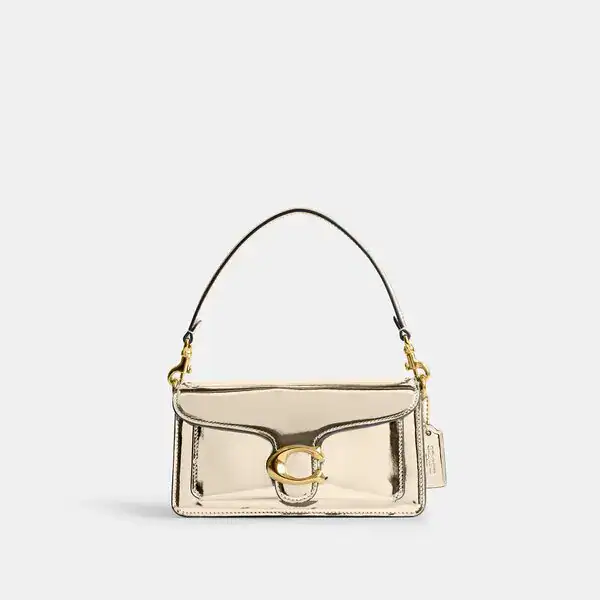 Coach Tabby Bag 12 In Metallic - Brass/Gold | Editorialist