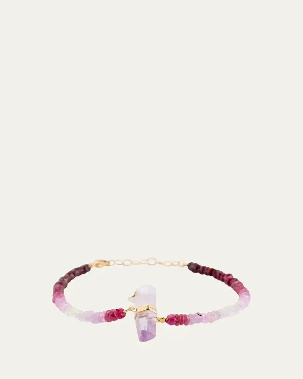 Jia Jia And Amethyst Beaded Bracelet