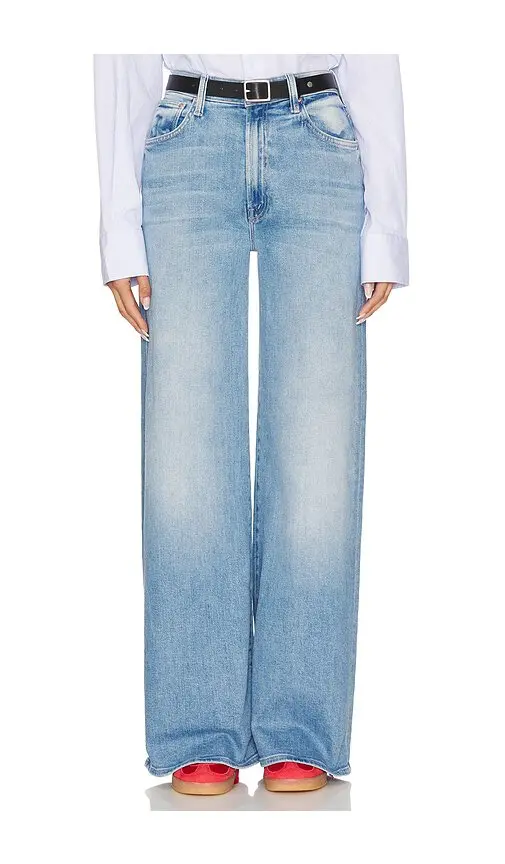 MOTHER The Ditcher Roller Zip Sneak Jeans - Can You Dig It?