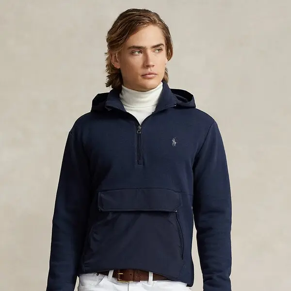 Ralph Lauren Hybrid Hooded Anorak - Aviator Navy | Editorialist