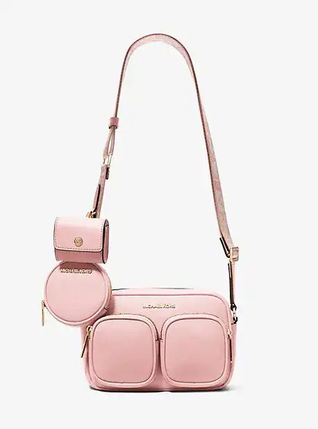 Michael Kors Jet Set Medium Leather Crossbody Bag With Airpods Pro