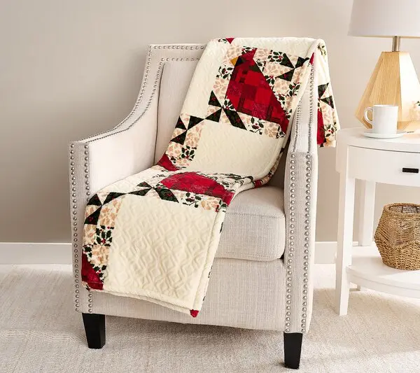 BERKSHIRE BLANKET Berkshire Printed Patchwork 60x70 Throw