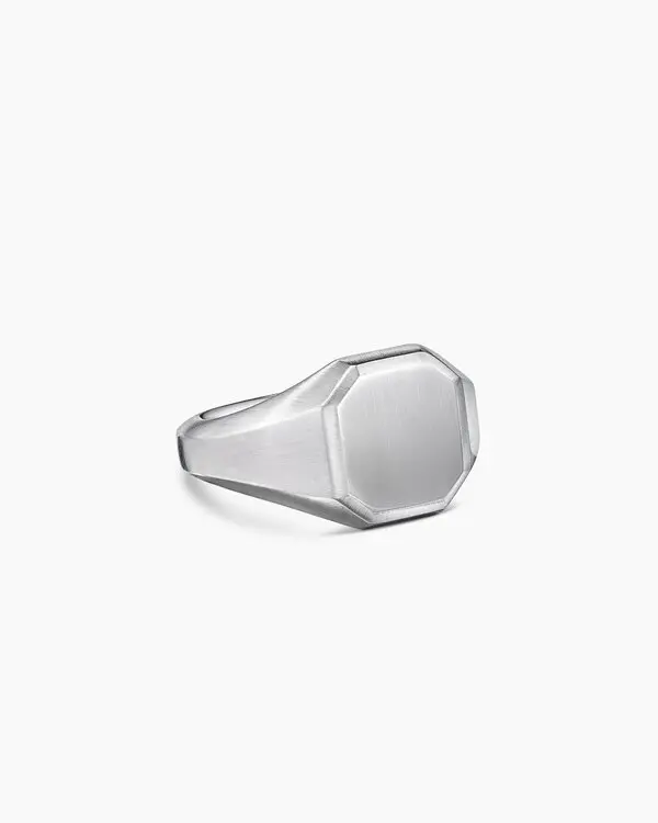 David Yurman Streamline® Signet Ring - Platinum