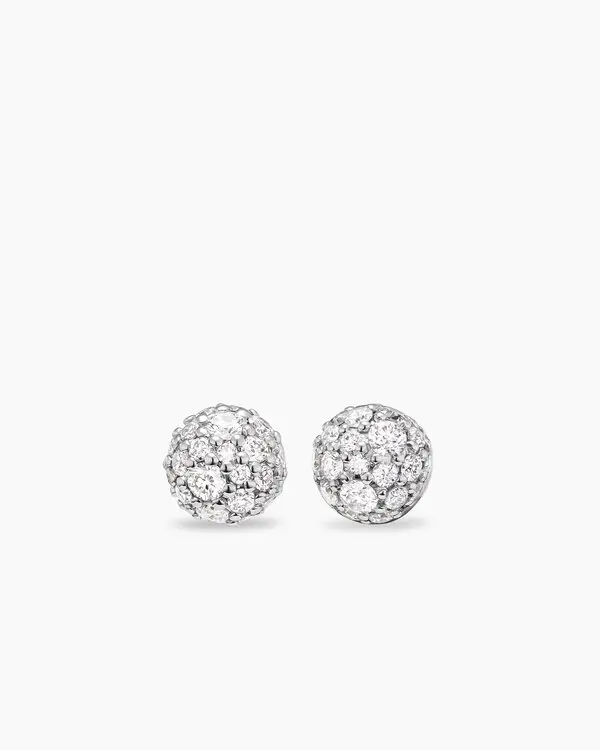 David Yurman Petite Pavé Stud Earrings - Diamond