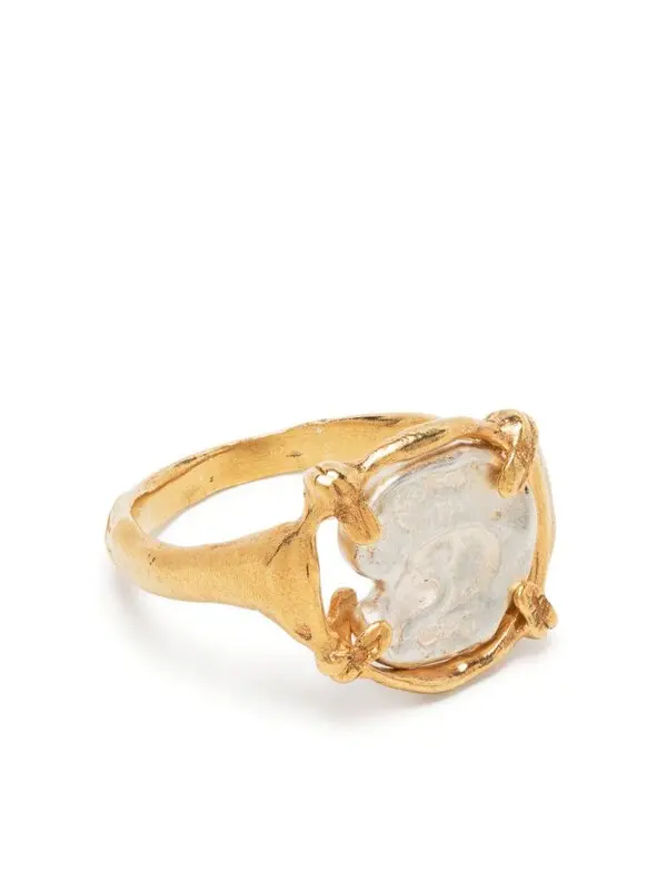 ALIGHIERI The Gilded Frame Sterling Silver Ring