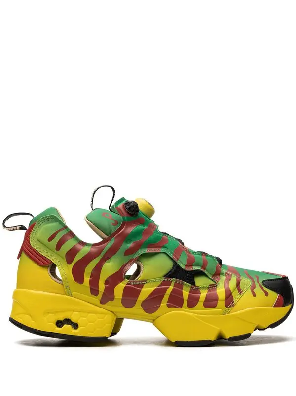 REEBOK Instapump Fury Og Jurassic Park Tour Vehicles Sneakers - Yellow