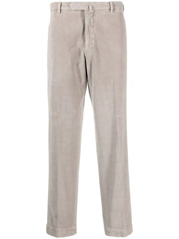 DELL'OGLIO Corduroy Tapered Trousers