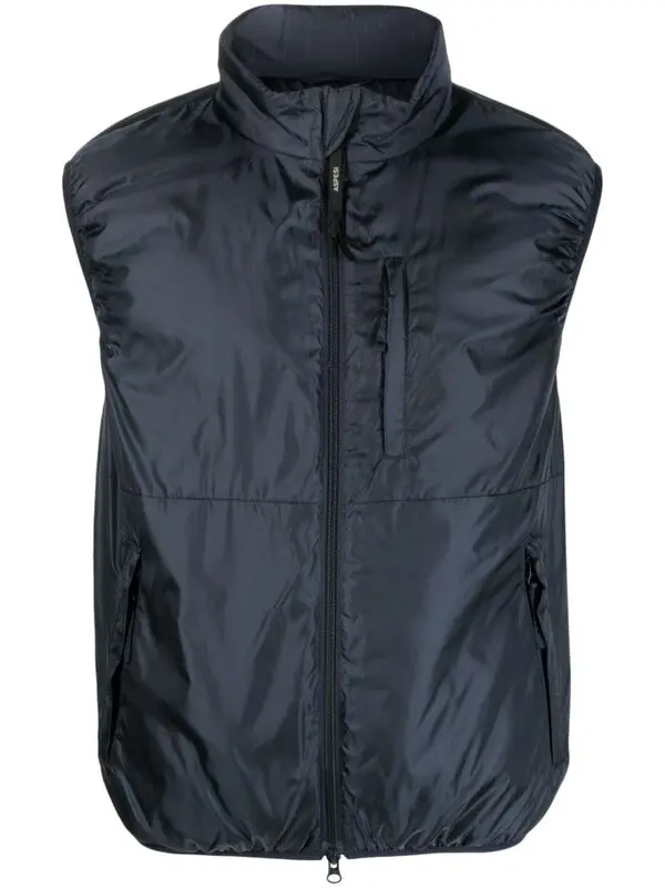Aspesi High-neck Padded Gilet - Blue