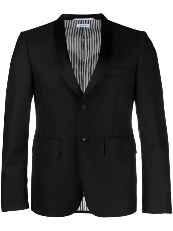 Thom Browne Shawl-collar Single-breasted Blazer