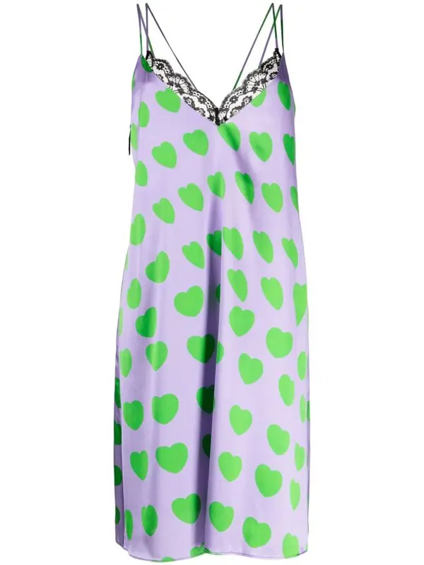 Natasha Zinko Heart-print Minidress