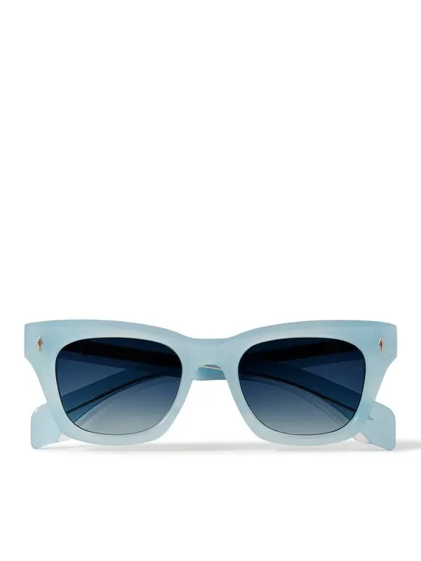 JACQUES MARIE MAGE Dealan Square Sunglasses - Blue